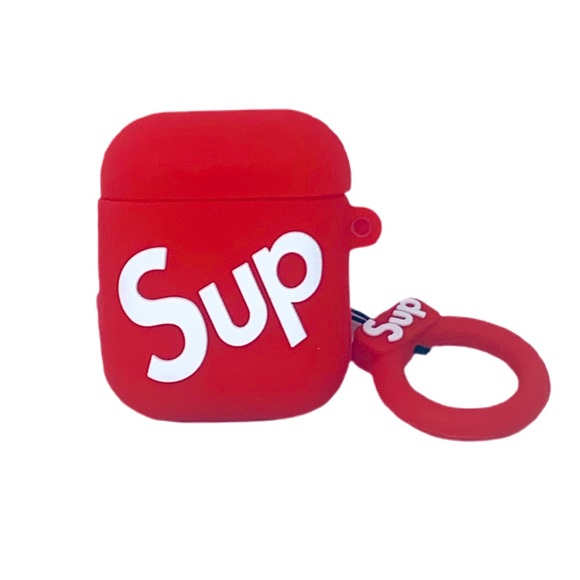 Accessories | Red White Airpod Case | Poshmark